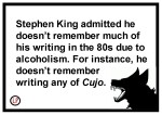 Literature Fact: Stephen King’s Cujo – Literati Pulp