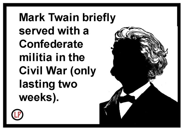 Literature Fact: Mark Twain in the Civil War – Literati Pulp